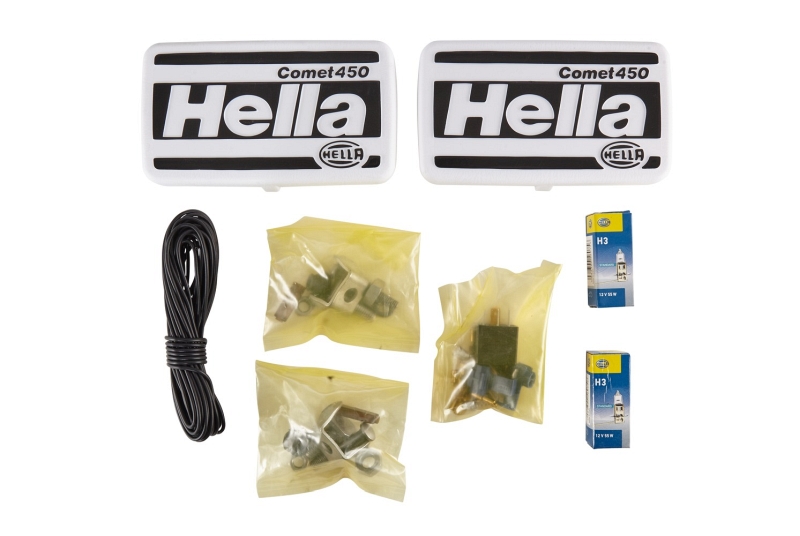 HELLA Halogen-Fernscheinwerfersatz - Comet 450 - 12V - Referenzzahl: 17 ...