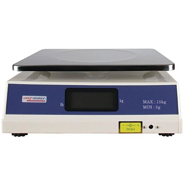 Weighstation digitale Plattformwaage 15kg 235 x 178 mm Plattform aus ...