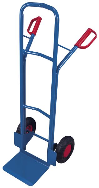 VARIOfit Stahlrohrkarre Außenmaße: 570 x 585 x 1.310 mm RAL 5010 ...